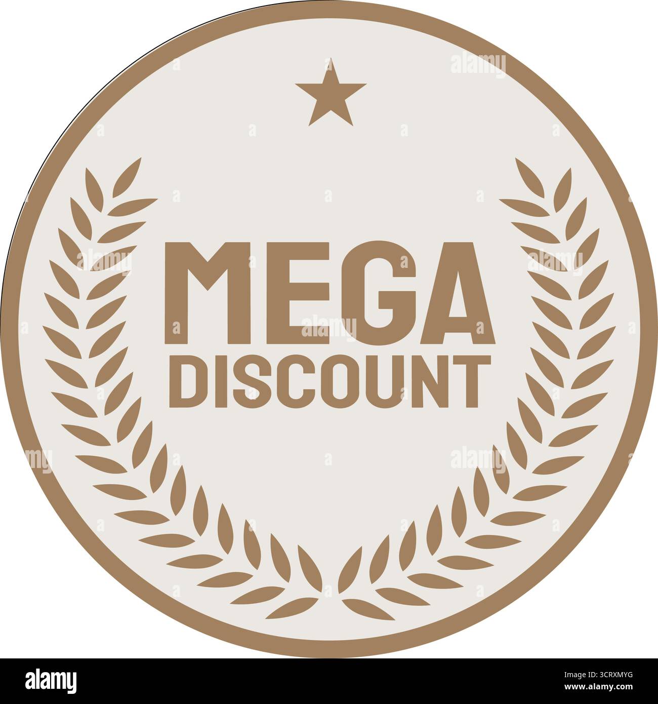 Promotional round sticker Stock Vector Images - Alamy