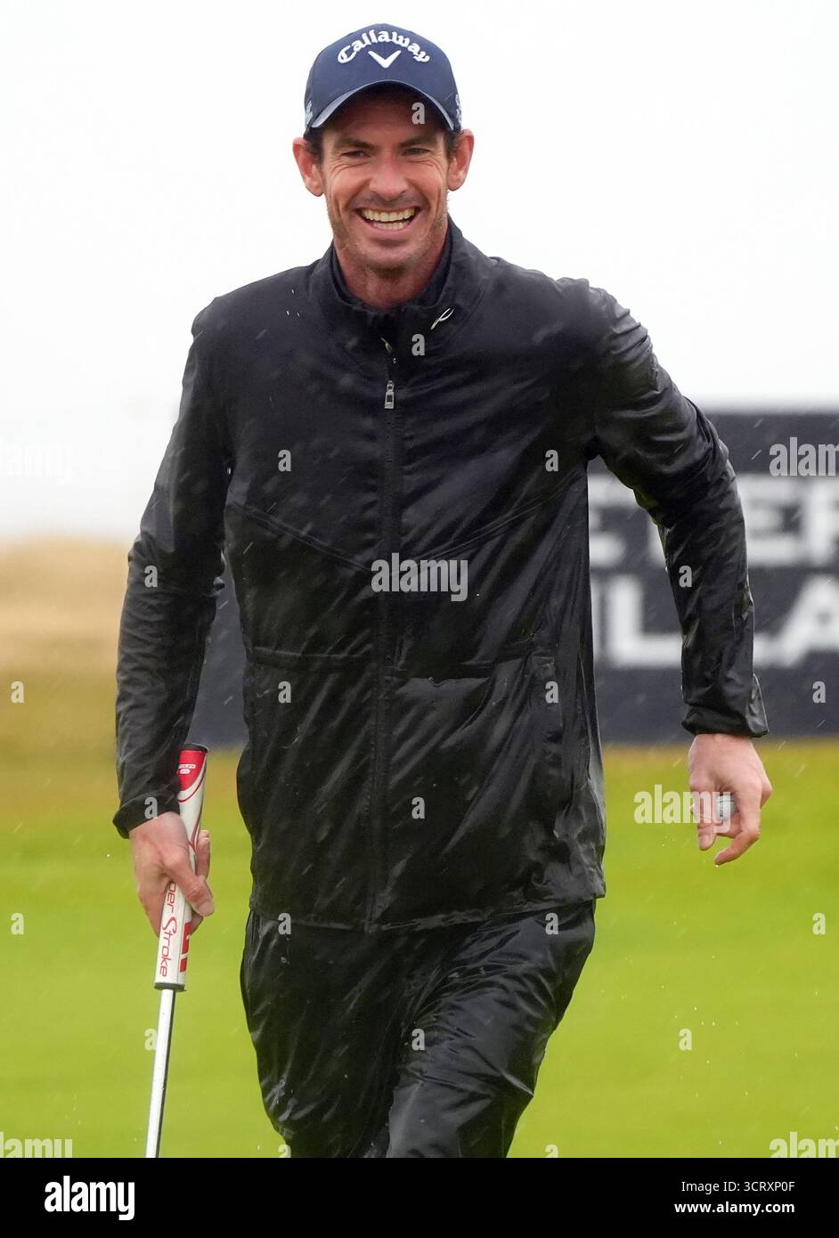Andy Murray on the 9th green during day two of the 2025 Alfred Dunhill ...