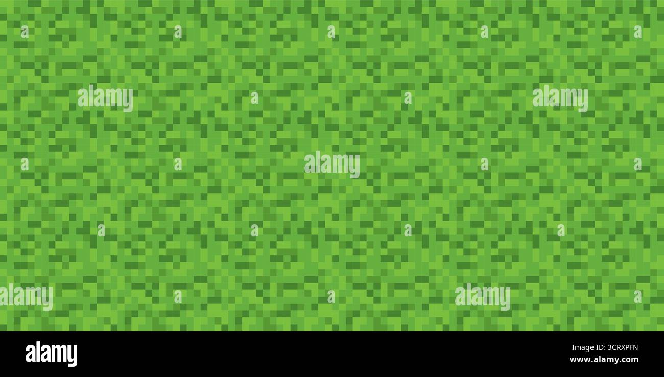 Minecraft grass ground pixel hi-res stock photography and images - Alamy
