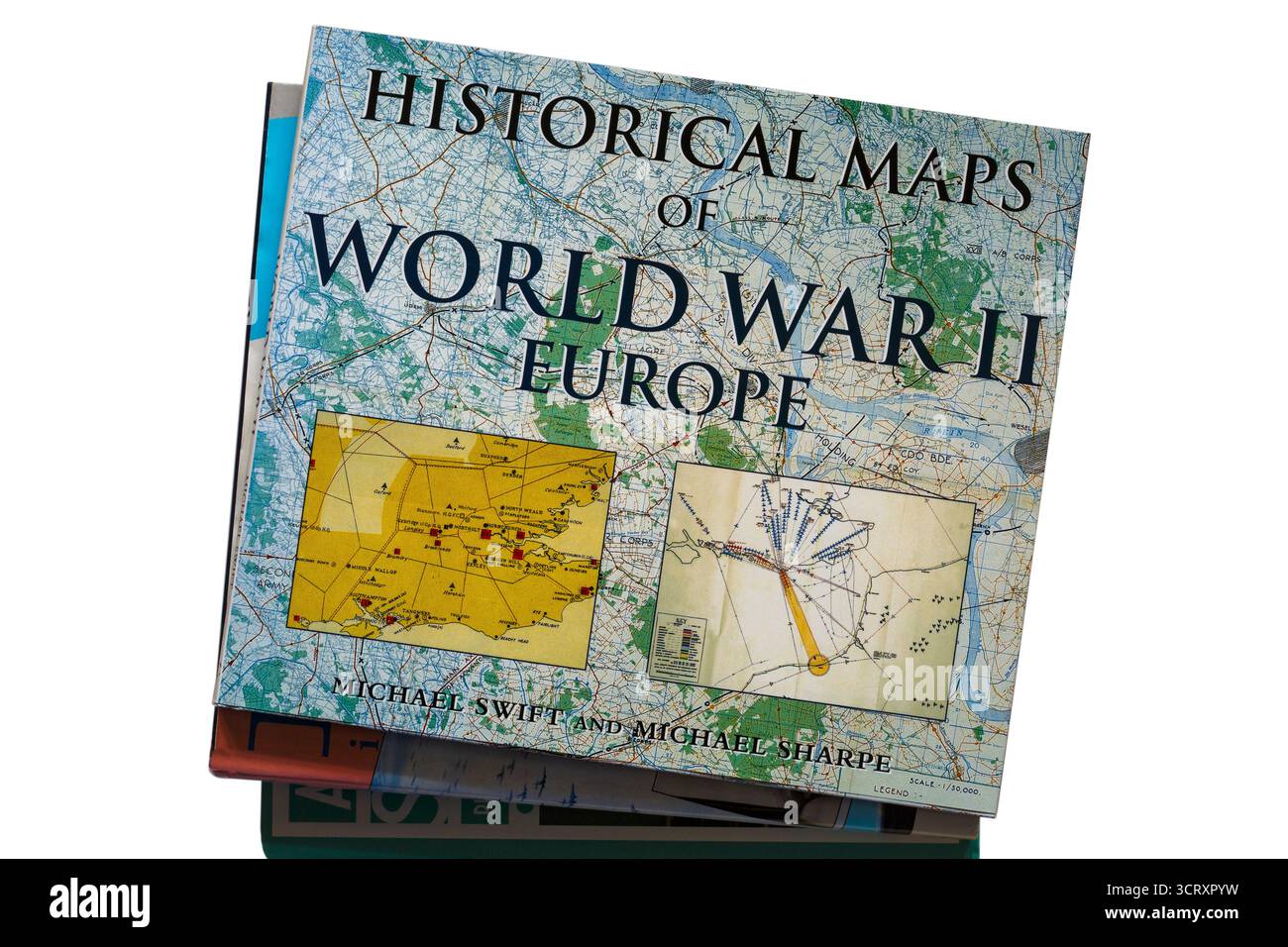 Historical maps of world war ii europe book hi-res stock photography ...