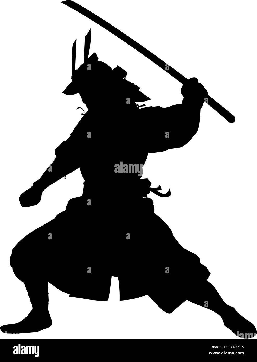 Traditional samurai in armor Cut Out Stock Images & Pictures - Alamy