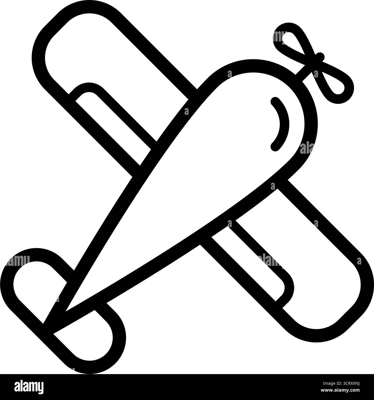 Vintage plane retro biplane Black and White Stock Photos & Images - Alamy