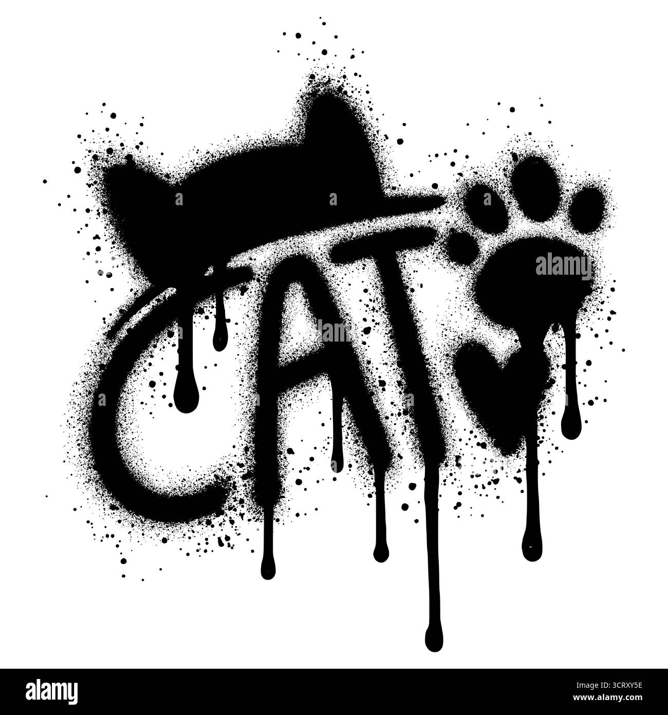 Graffiti text written on Stock Vector Images - Alamy