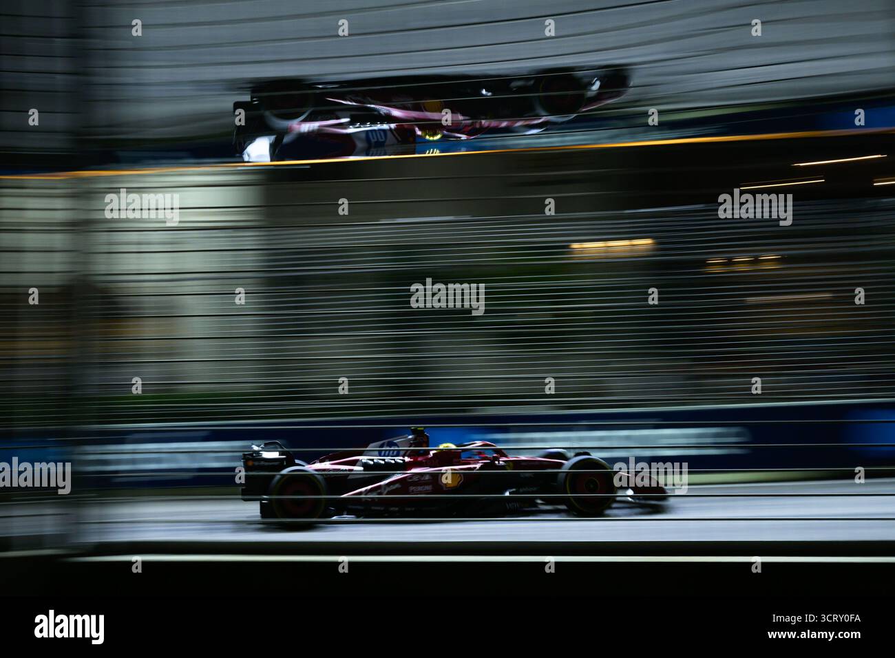 Marina Bay Street Circuit, Singapore. 3rd Oct 2025. Lewis Hamilton of ...