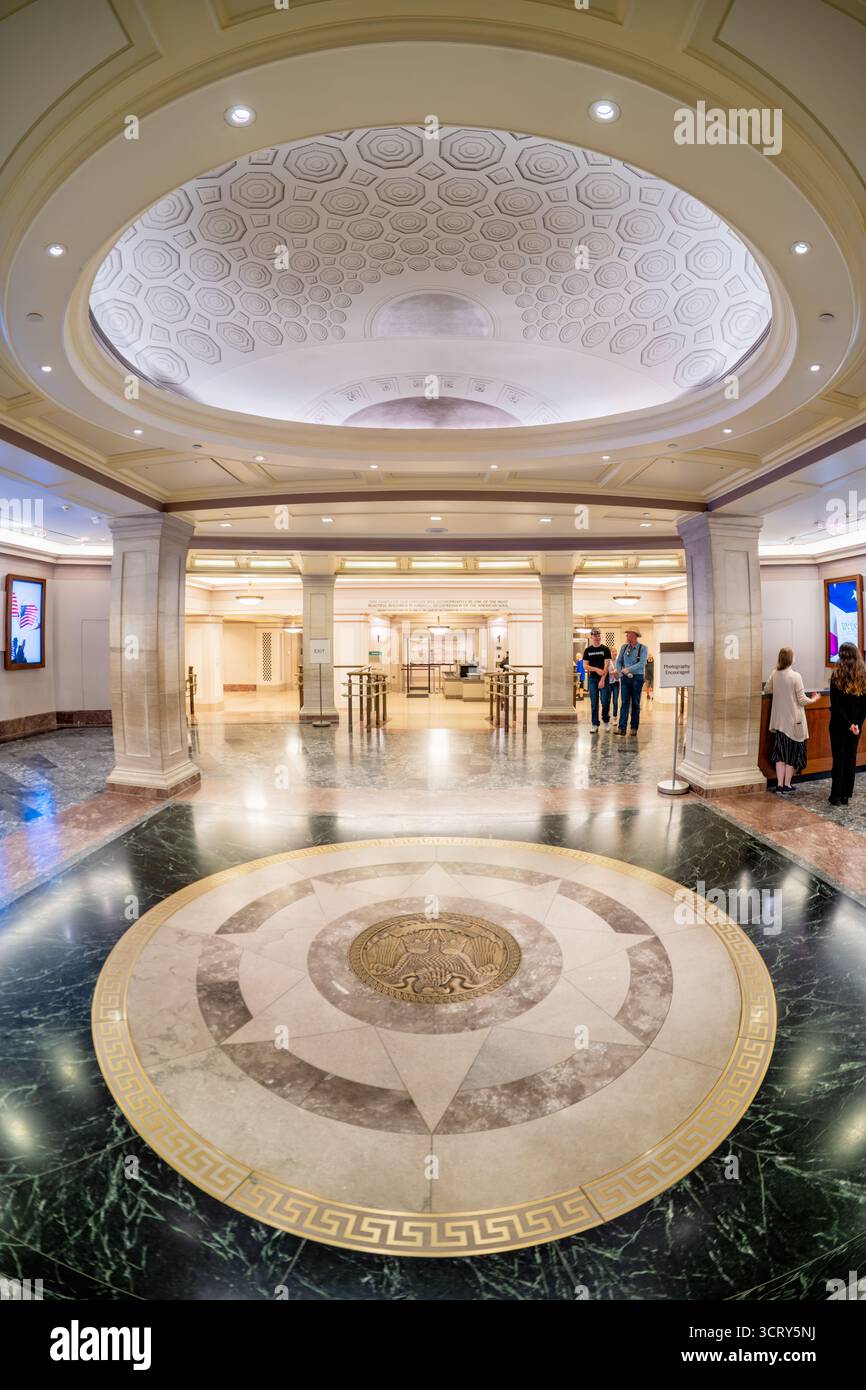 National Archives Building Rotunda Seal Washington DC // WASHINGTON DC ...