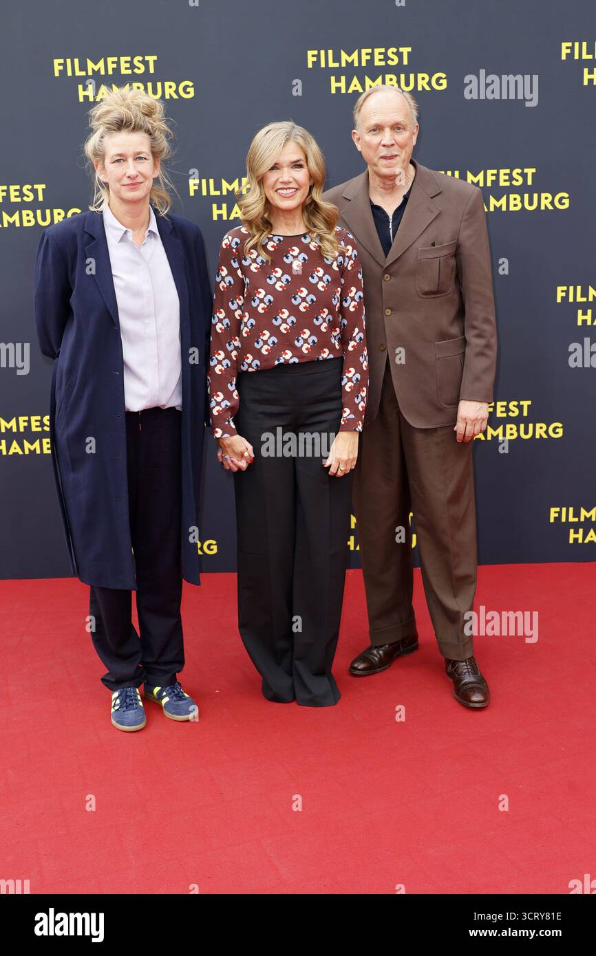 director Neele Leana Vollmar, Anke Engelke and Ulrich Tukur attend ...