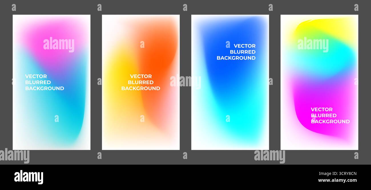 abstract trendy gradient color backgrounds for brochures, posters ...