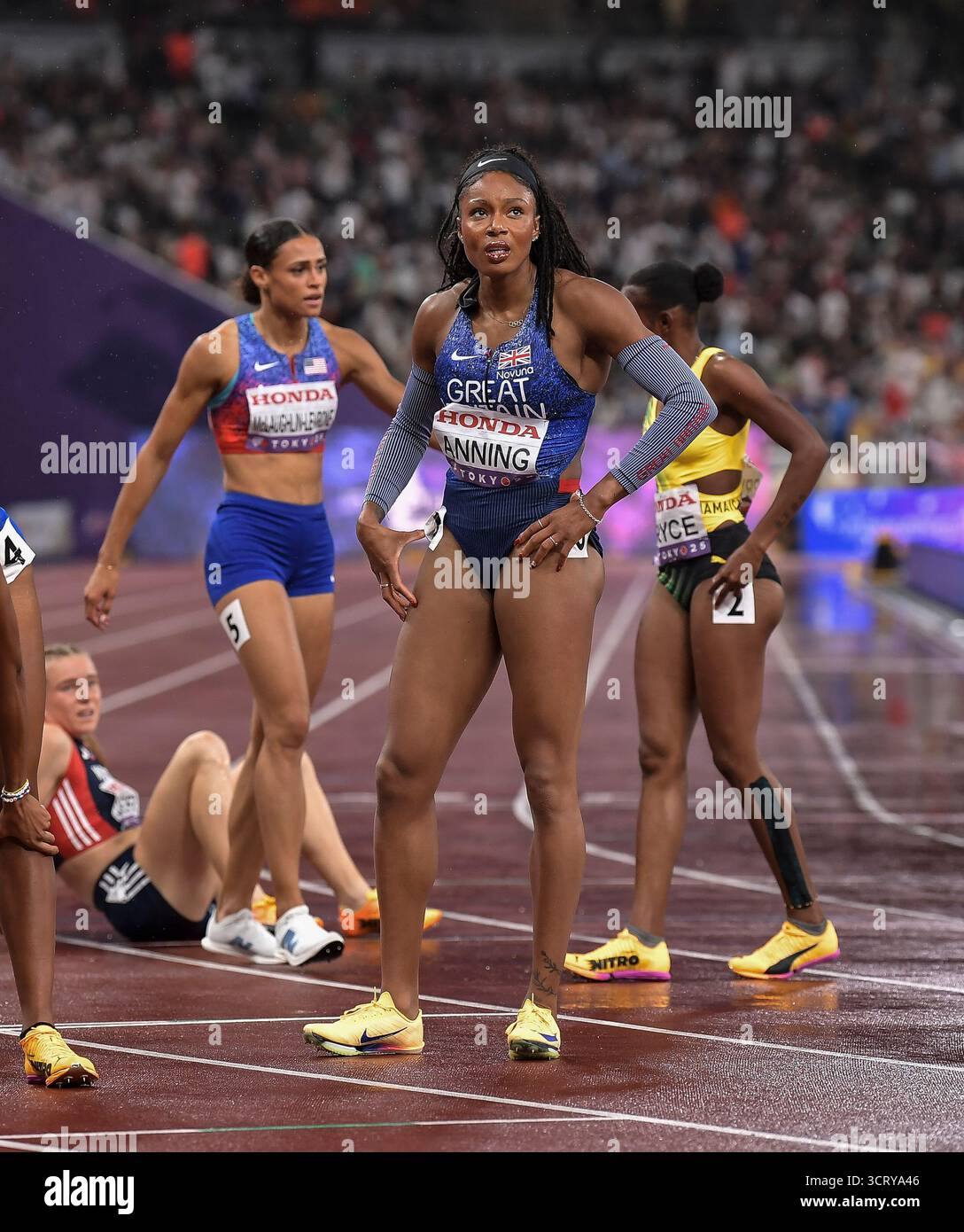 Amber Anning of Great Britain & NI competing in the women’s 400m final ...