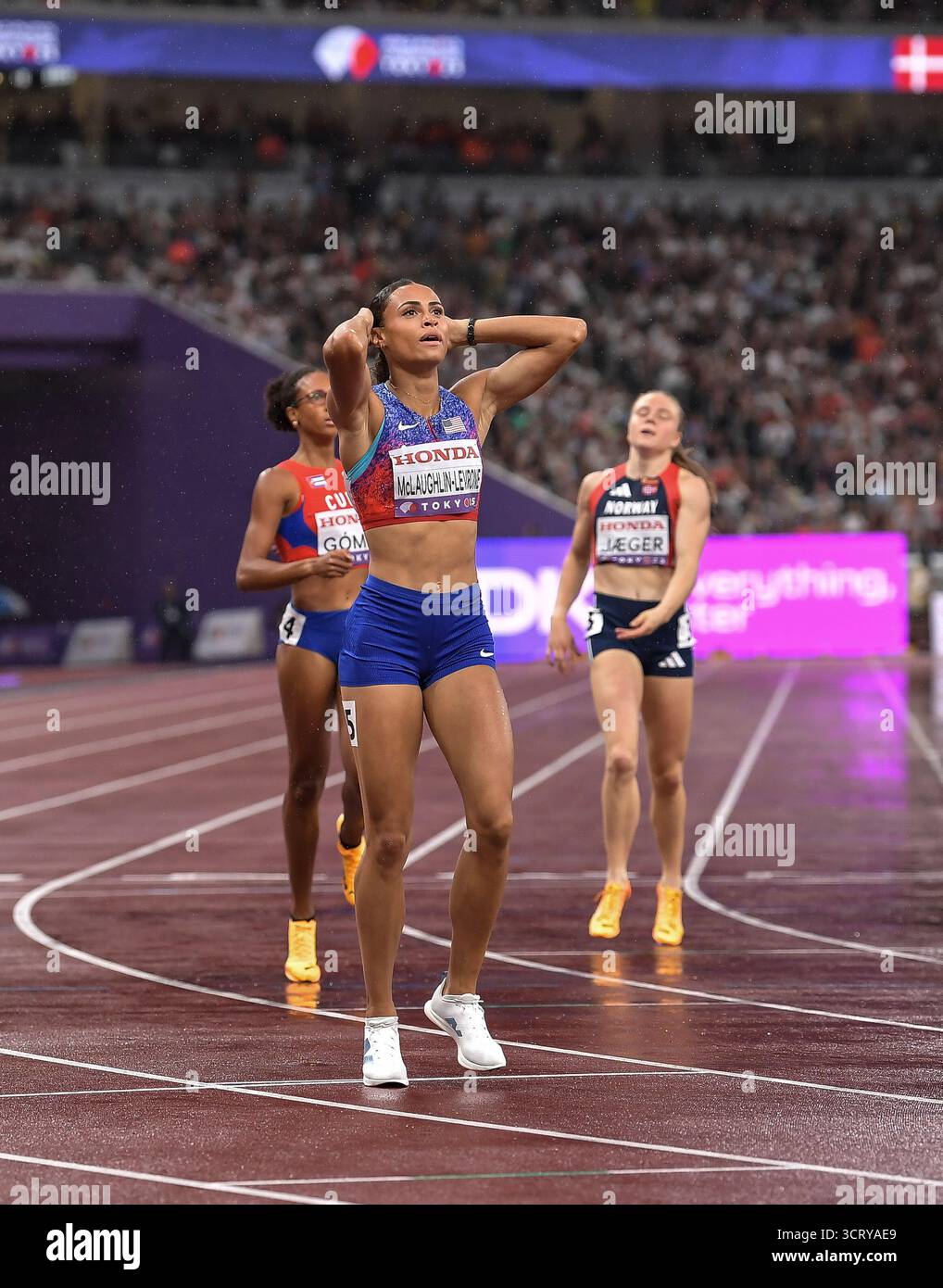 Sydney McLaughlin-Levrone wins the women’s 400m final at the World Athletics Championships Tokyo ...