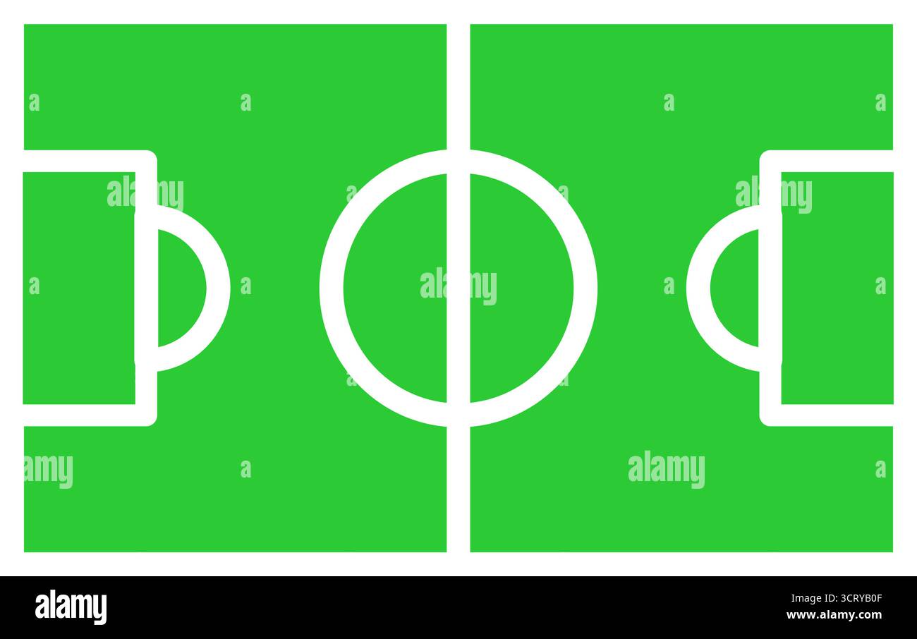 Sport football pitch Cut Out Stock Images & Pictures - Alamy