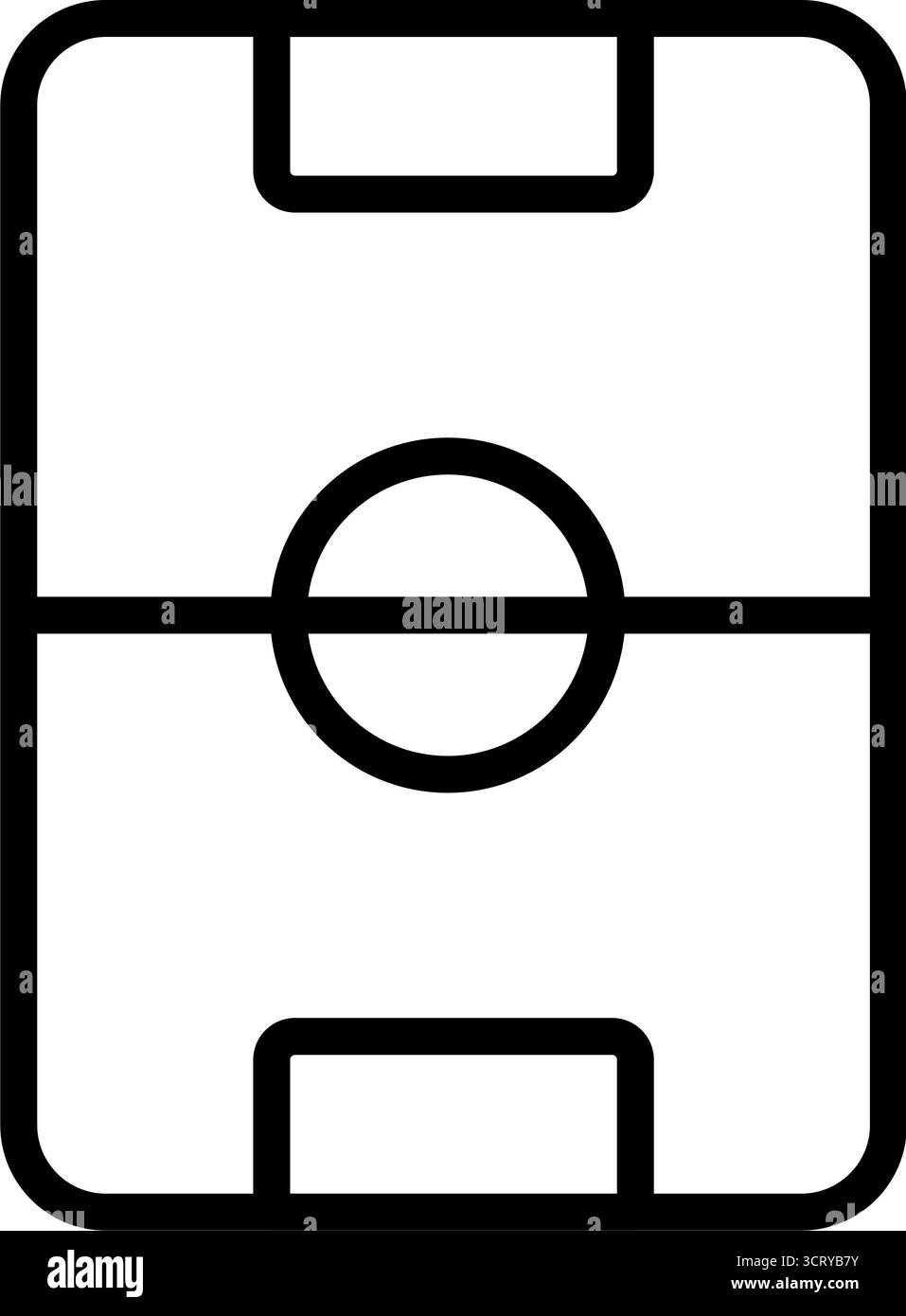 Football top view Black and White Stock Photos & Images - Alamy
