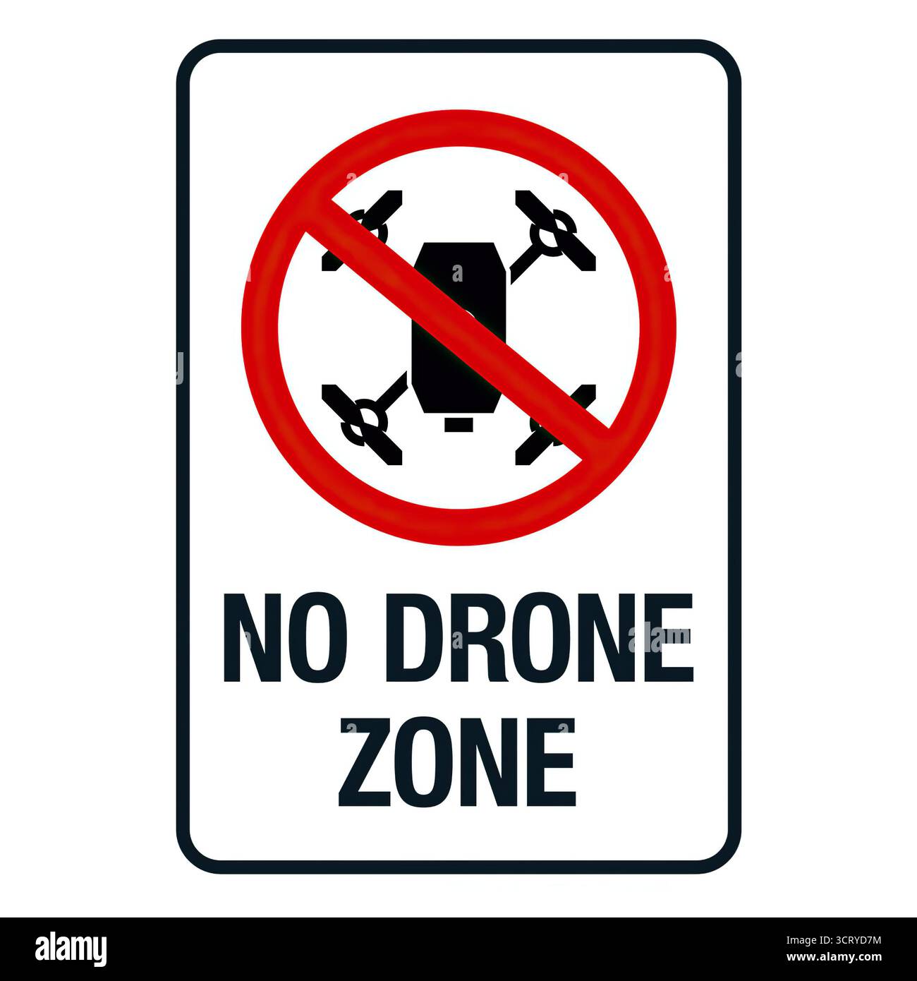 Drone safety sign Cut Out Stock Images & Pictures - Alamy