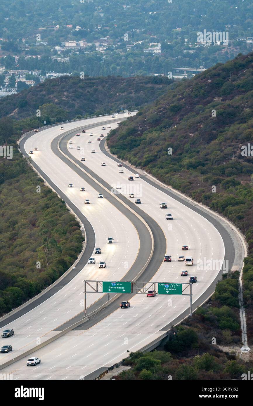 Pasadena freeway and bridges hi-res stock photography and images - Alamy