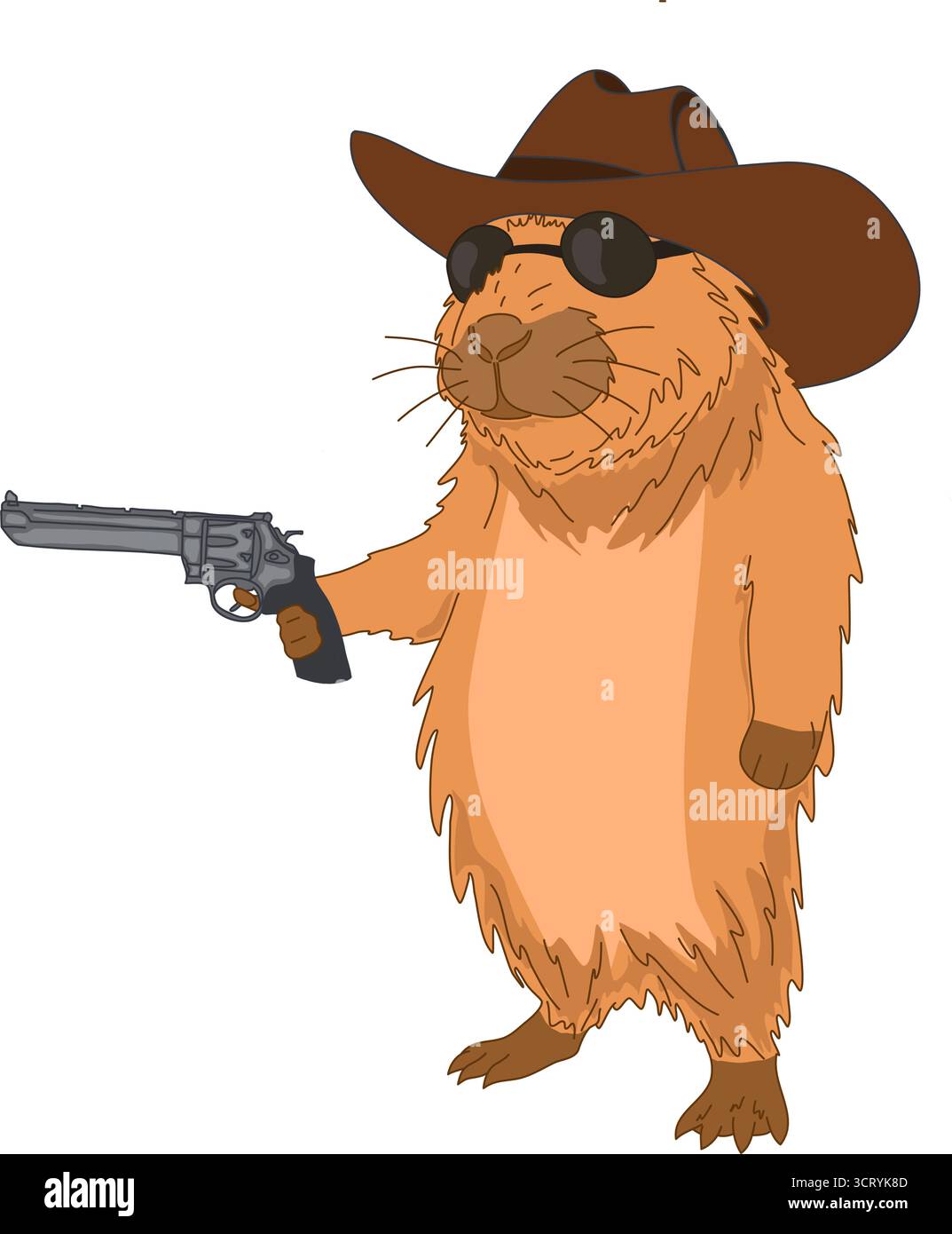Cartoon capybara hi-res stock photography and images - Alamy