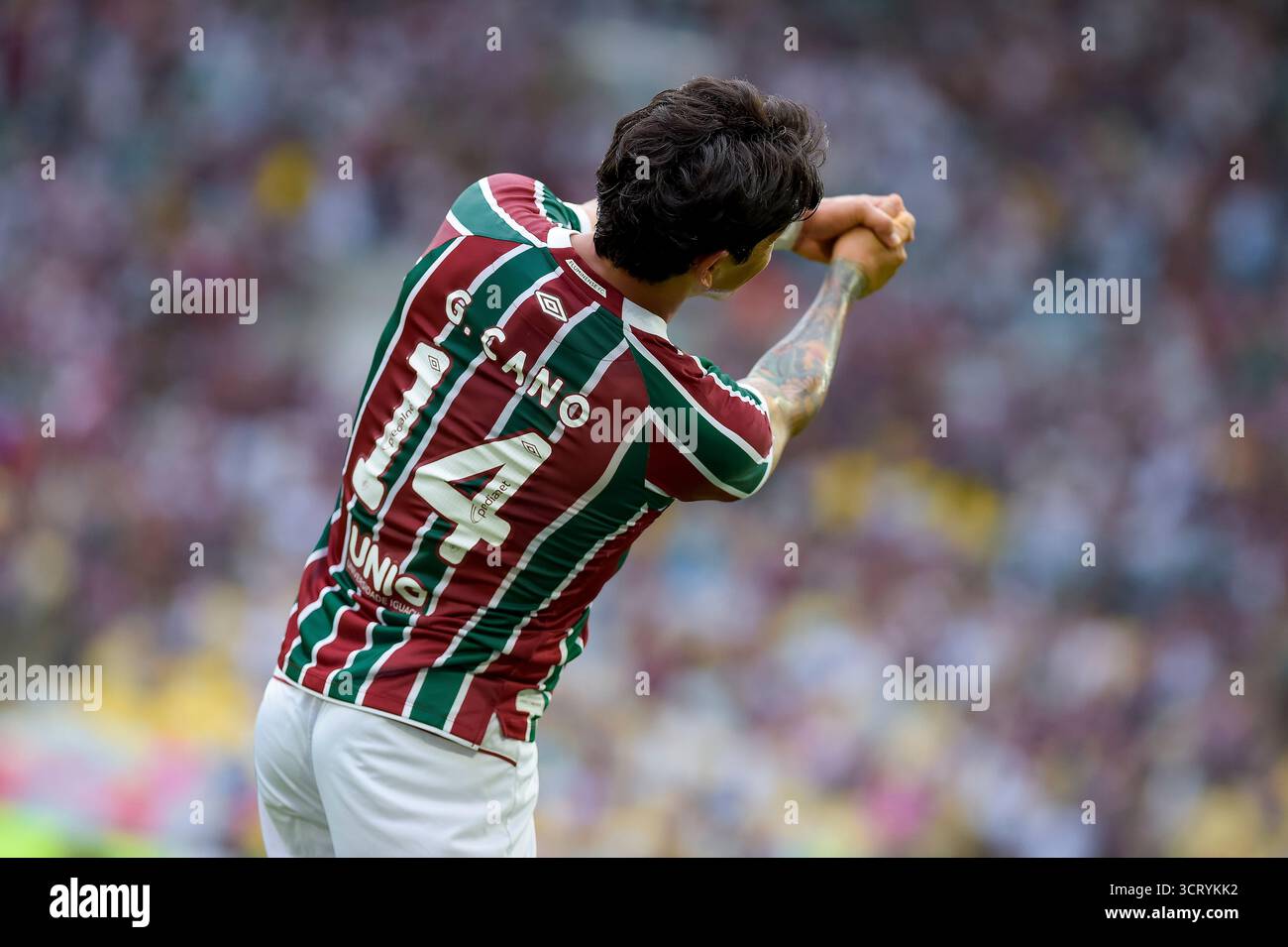 Rio de Janeiro, Brazil - September 28: Germán Cano of Fluminense FC ...