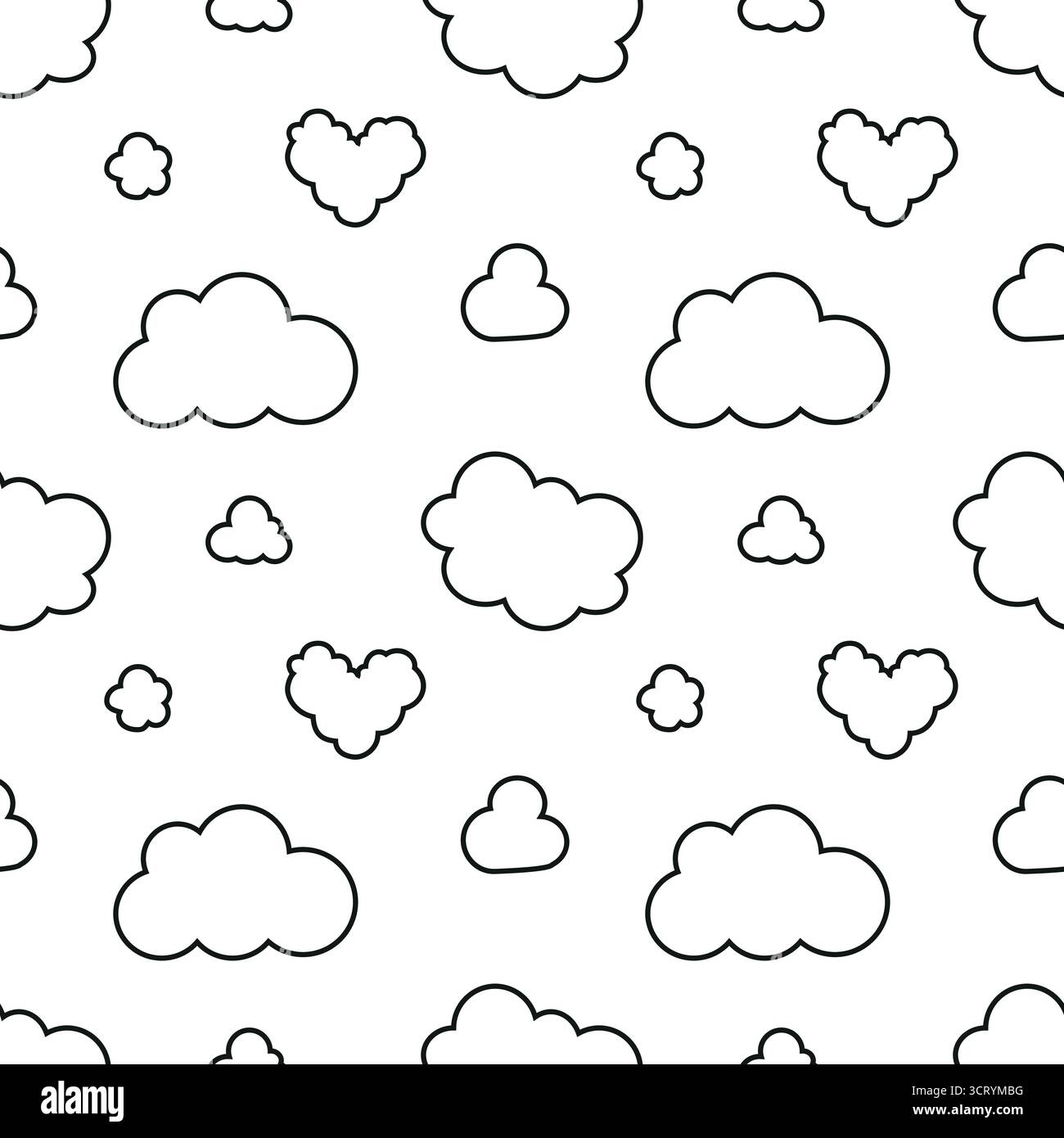 Clouds shape on white Stock Vector Images - Alamy