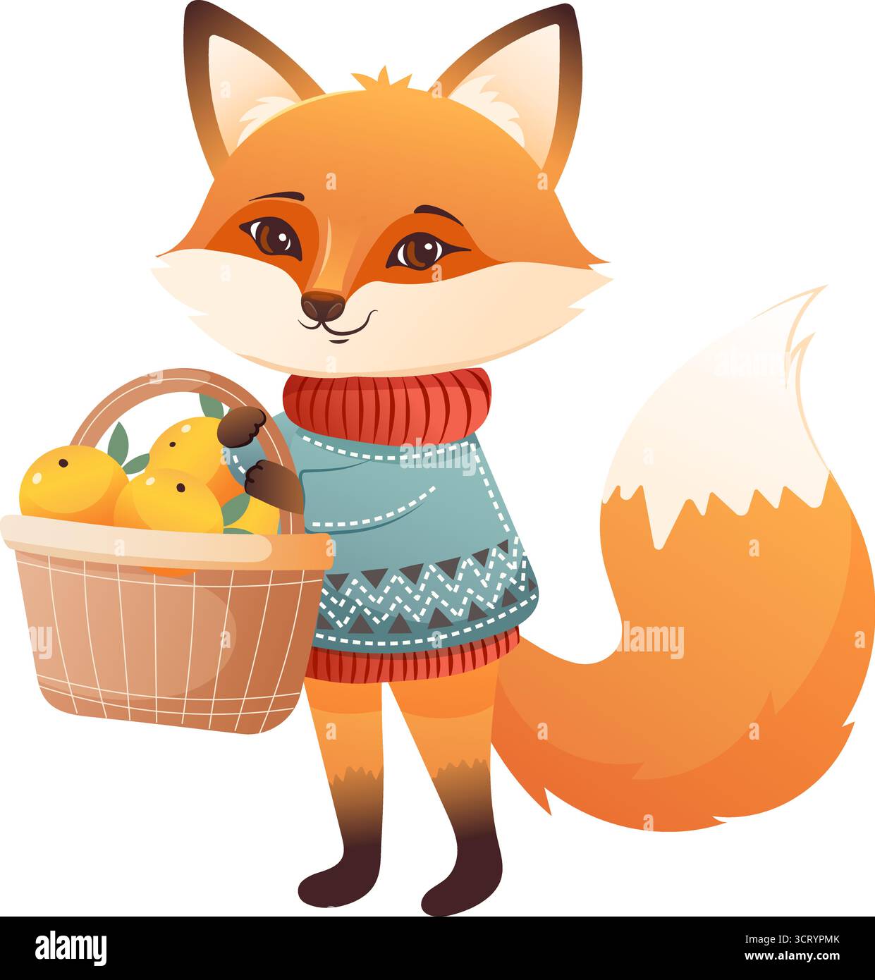 Charming fox Stock Vector Images - Alamy