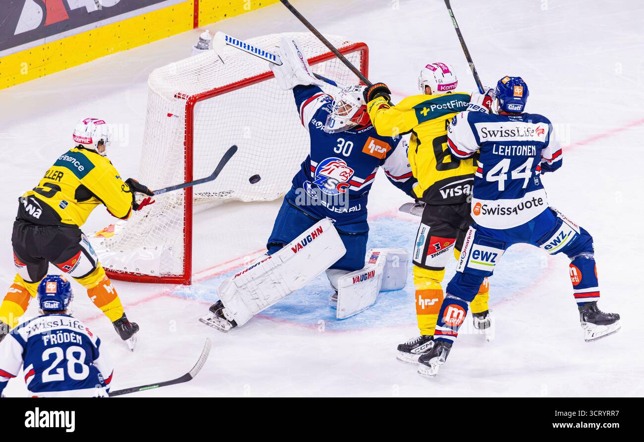 Zurich, Switzerland, 3rd Oct 2025: In the 4th minute, #64 Mats Alge ...