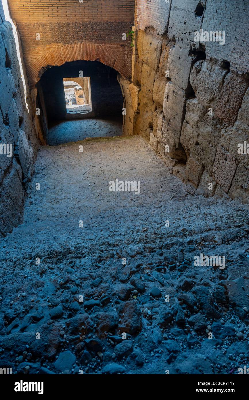 The Colosseum in Rome, ancient Roman land mark Stock Photo - Alamy