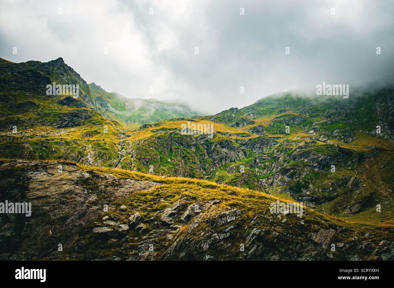 Dramatic landscape foggy mountains hi-res stock photography and images ...