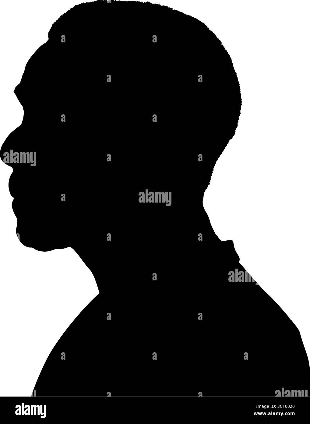 Elderly black man portrait Stock Vector Images - Alamy