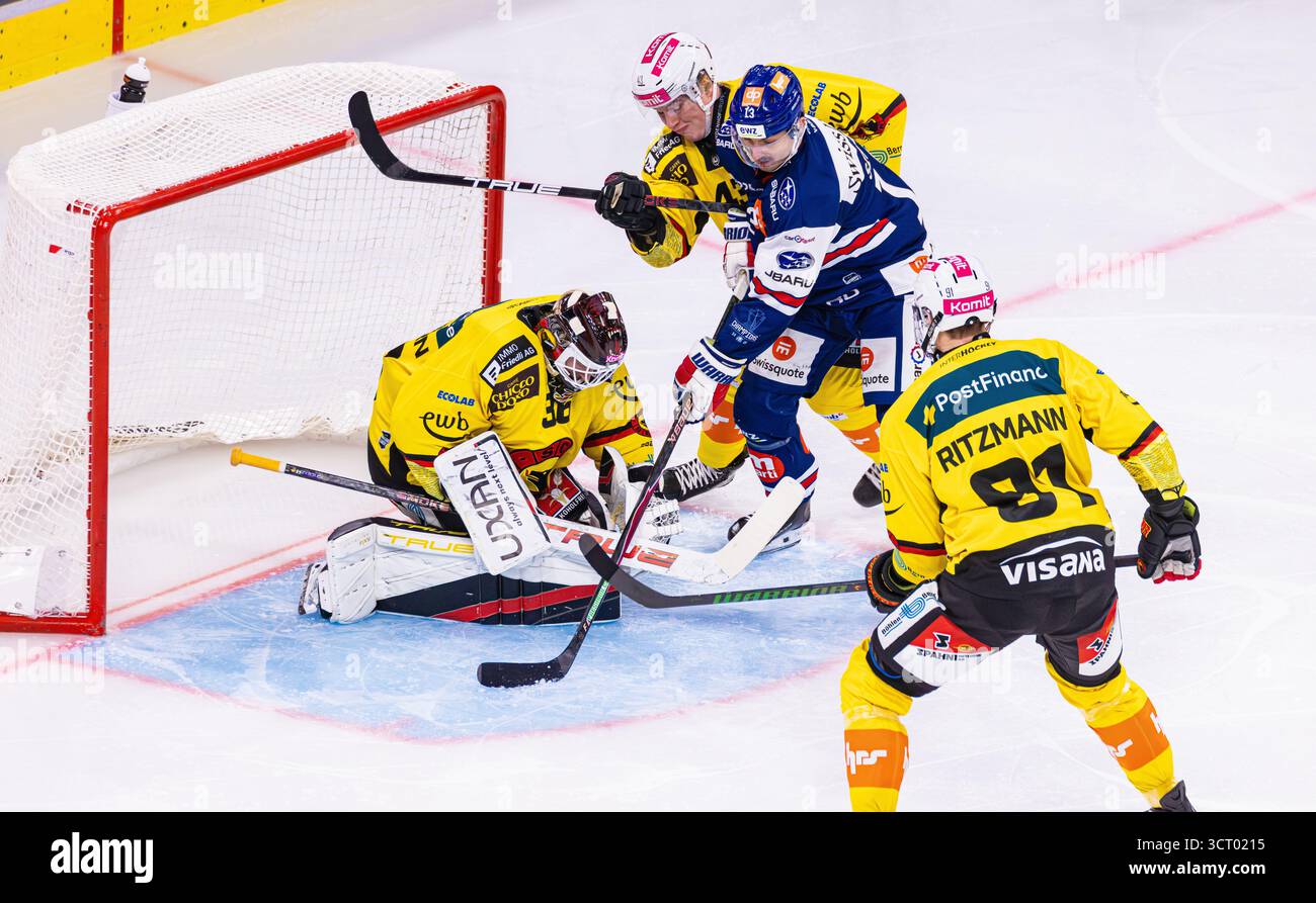 Zurich, Switzerland, 3rd Oct 2025: A duel between #13 Justin Sigrist ...