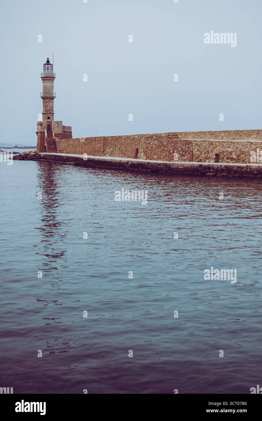 Historic lighthouse chania stands hi-res stock photography and images ...