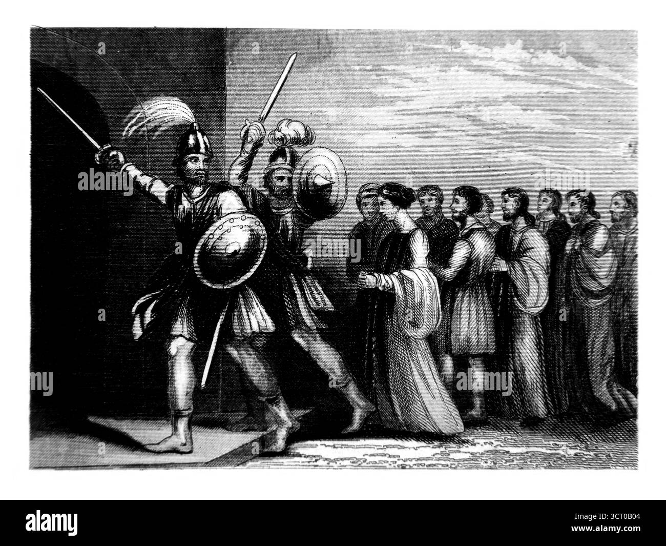 Illustration of the People of Syria (Amos) from antique 19th Century ...