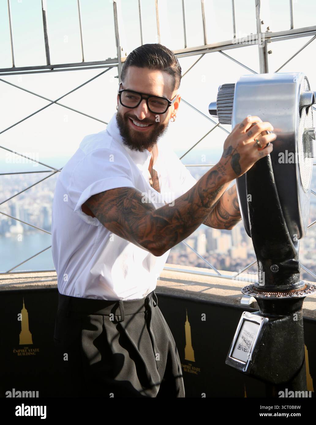 October 3, 2025, New York City, New York: (NEW) Maluma Visits the ...