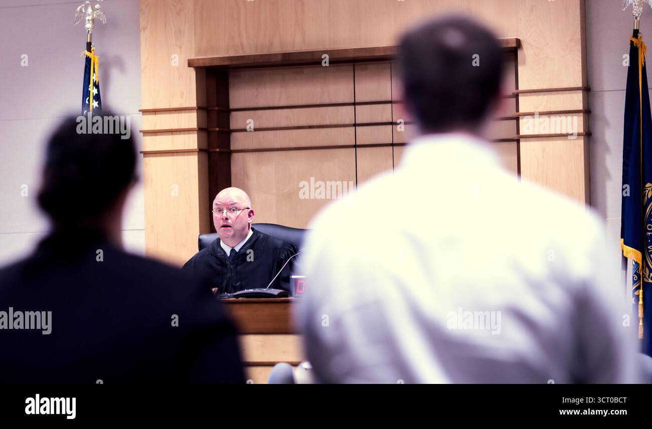 Merrimack County Superior Court Judge John Kissinger addresses ...