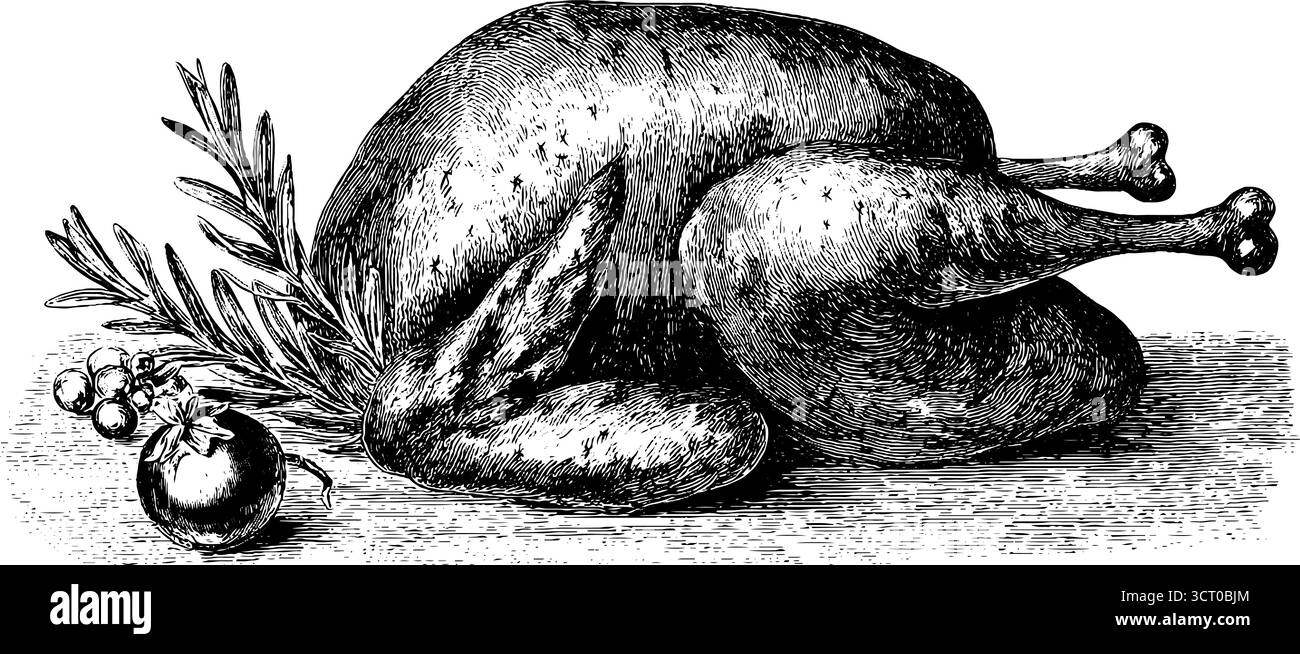 Nostalgic holiday food Stock Vector Images - Alamy