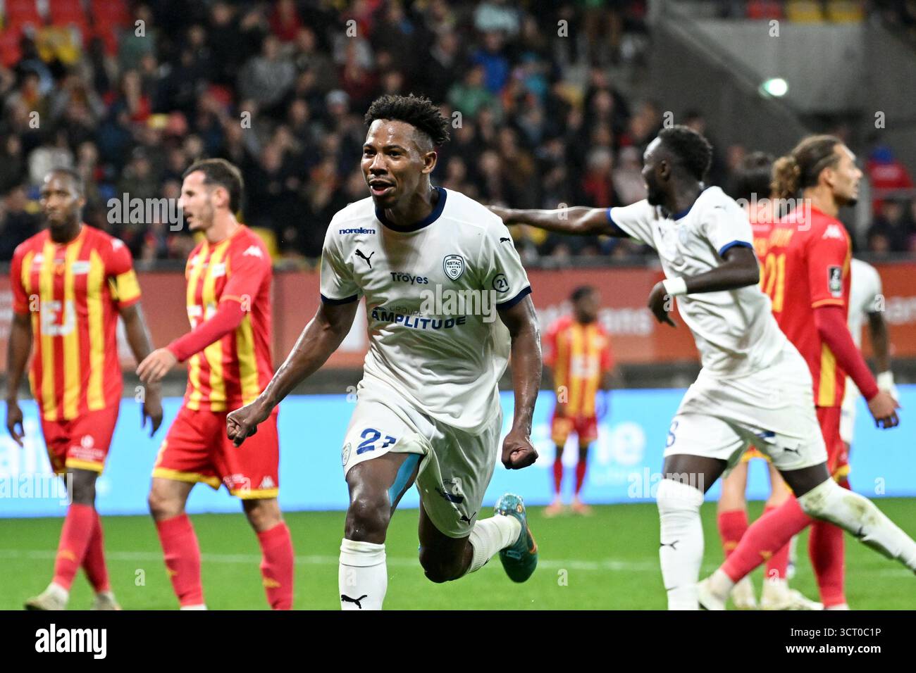 21 Tawfik BENTAYEB (estac) during the Ligue 2 BKT match between Le Mans ...