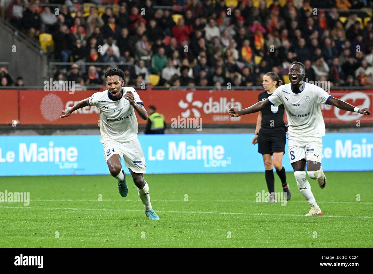 21 Tawfik BENTAYEB (estac) during the Ligue 2 BKT match between Le Mans ...