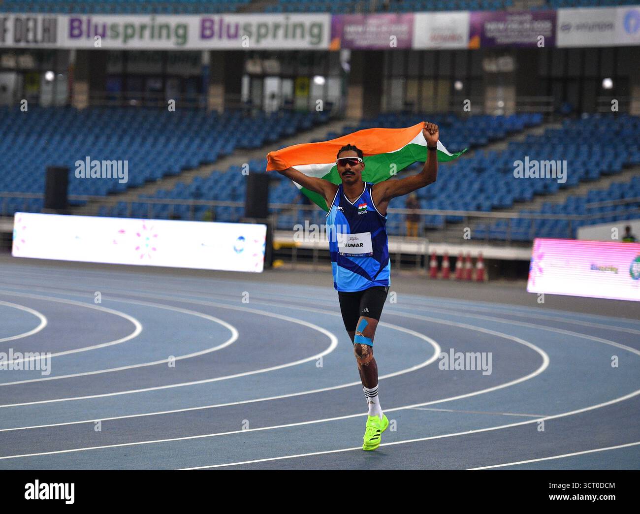 New Delhi, India. 3rd Oct, 2025. Nishad Kumar (India) clinched Gold Men ...