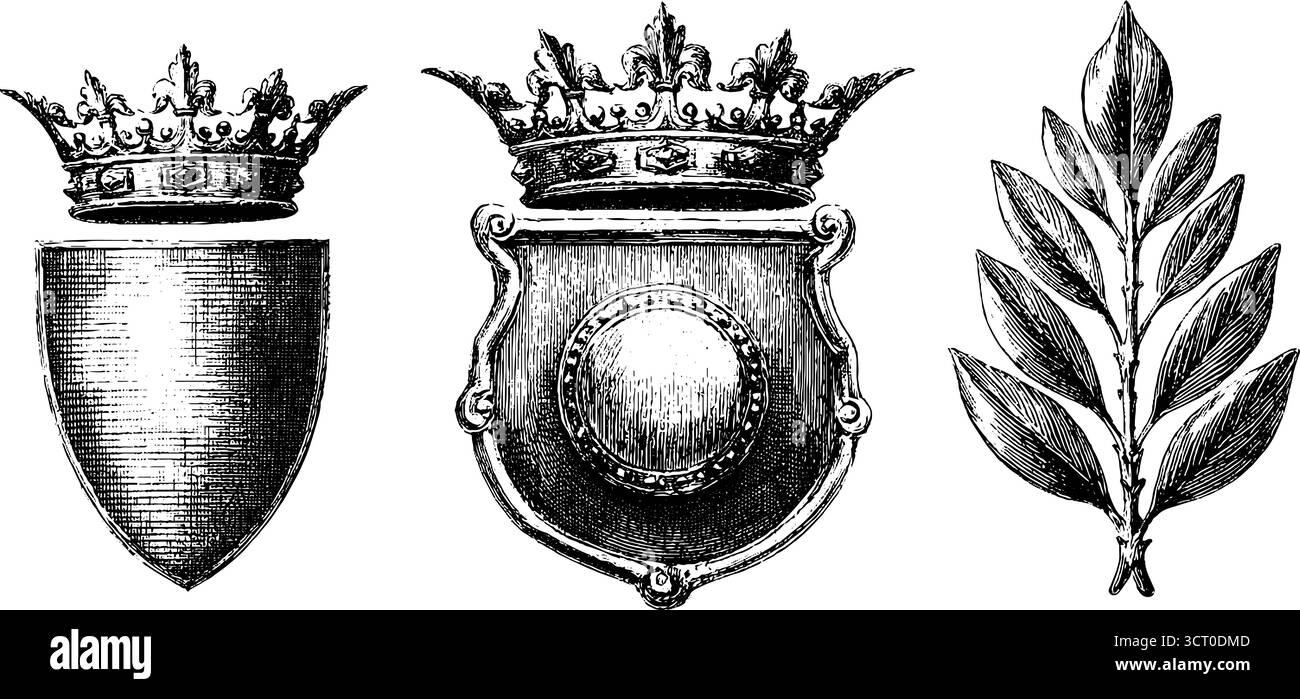 Noble coats of arms Stock Vector Images - Alamy