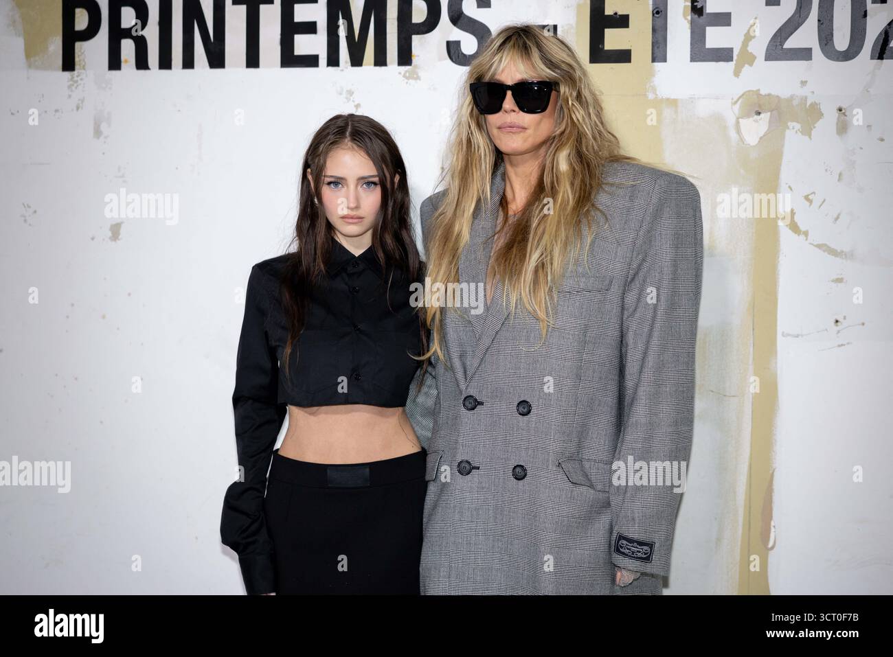 Leni Klum and Heidi Klum attends the Vetements Womenswear Spring/Summer ...
