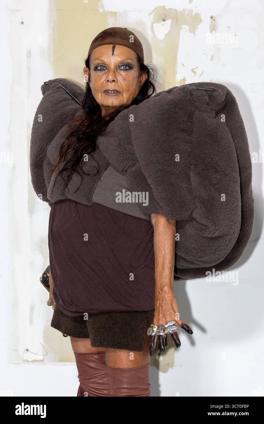 Michele Lamy attends the Vetements Womenswear Spring/Summer 2026 show as part of Paris Fashion ...