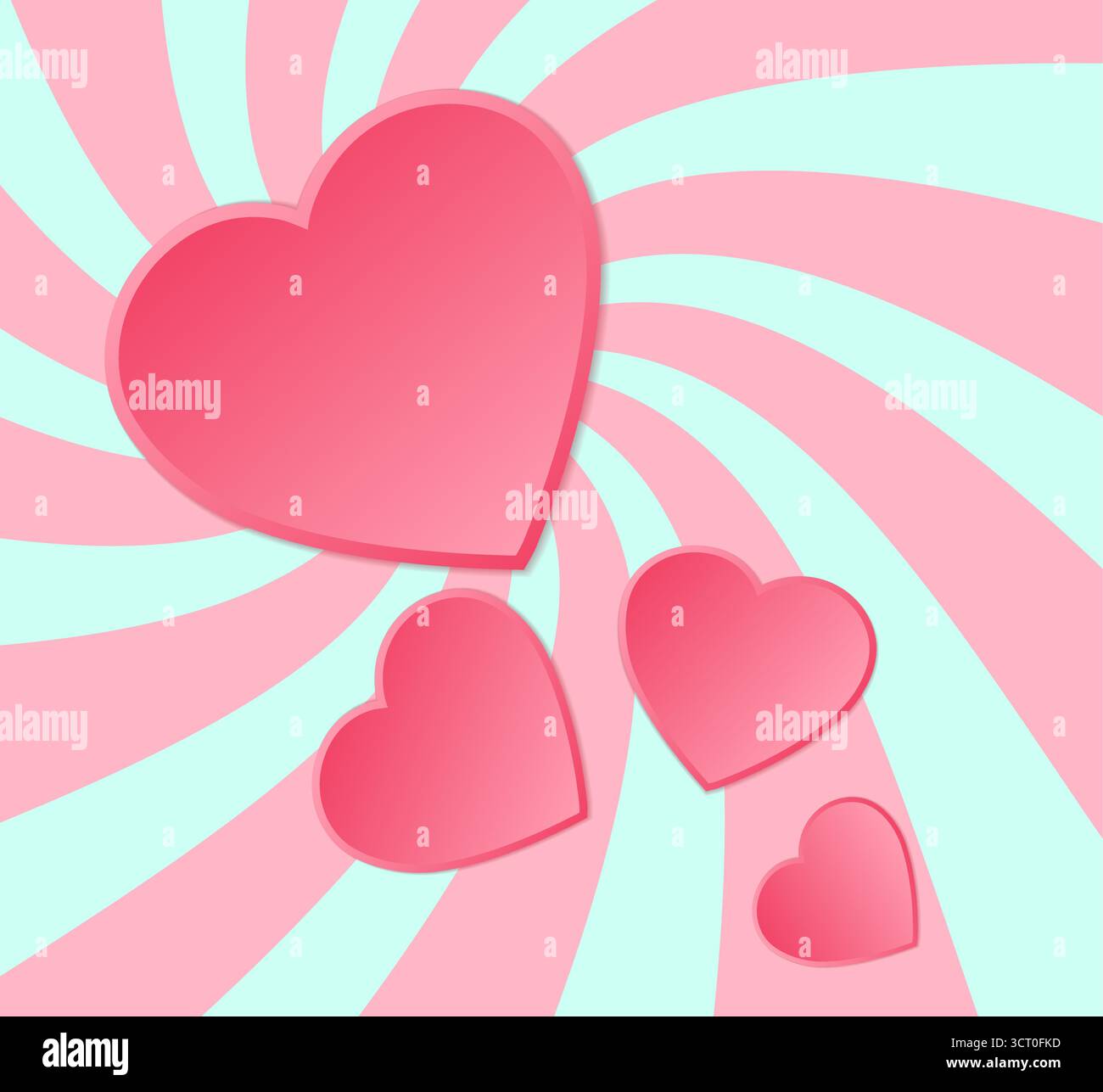 Love paper cut on Stock Vector Images - Alamy