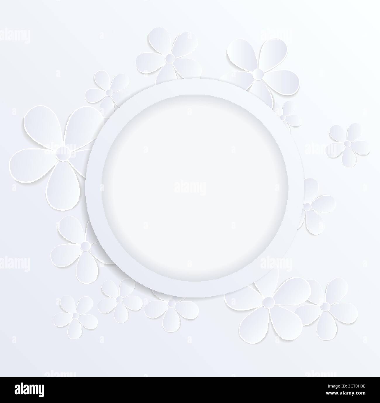 Frame made beautiful paper Stock Vector Images - Alamy