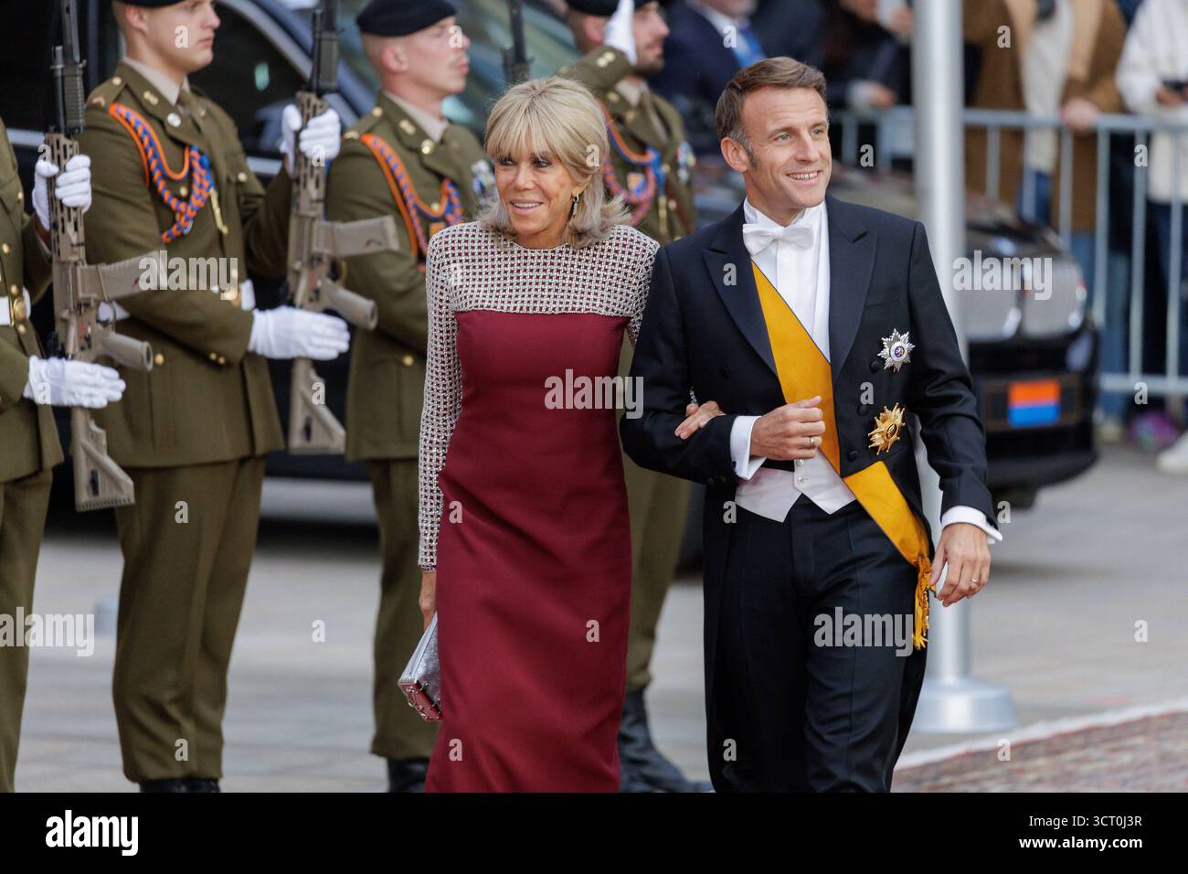 Luxembourg City, Luxembourg. 03rd Oct, 2025. French President Emmanuel ...