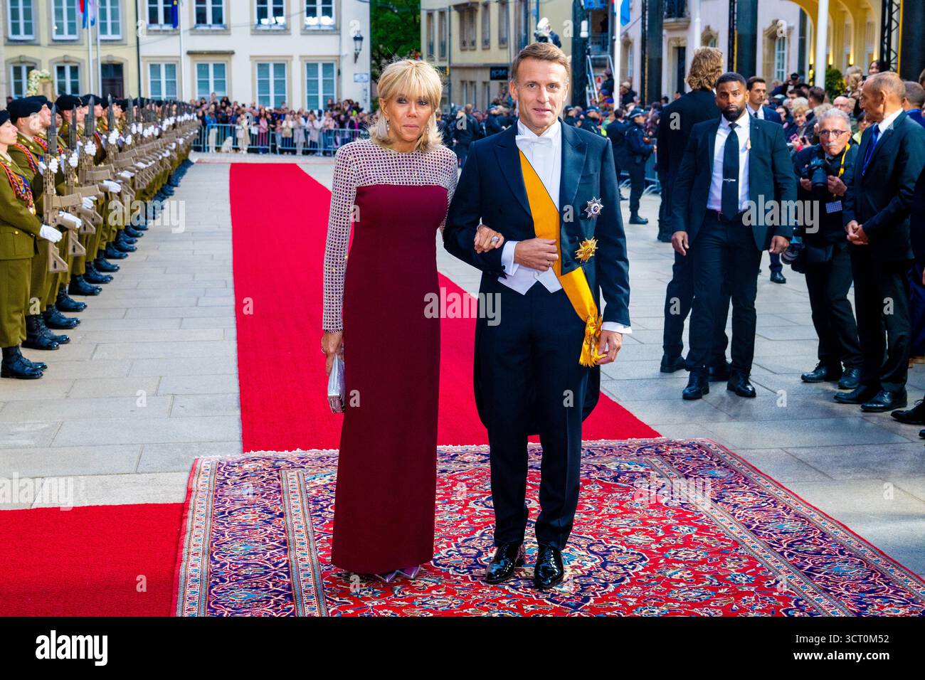 Luxembourg, Luxembourg. 03rd Oct, 2025. Emmanuel Macron, President of ...