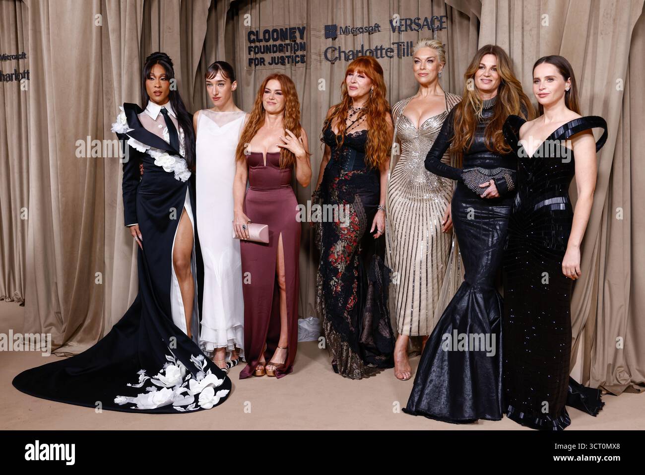 Michaela Jae Rodriguez, from left, Bella Broekman-Tilbury, Isla Fisher ...