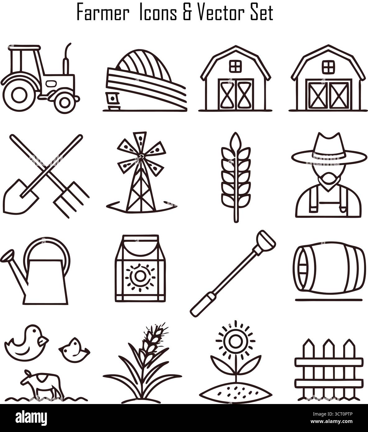 Field cultivation in production Cut Out Stock Images & Pictures - Alamy