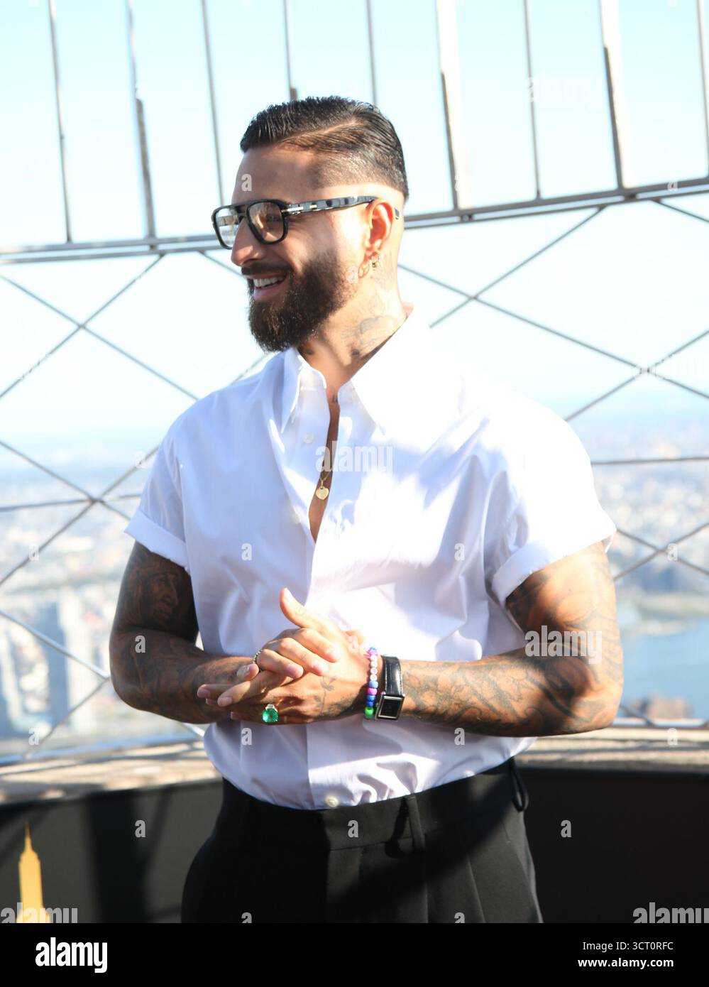 October 3, 2025, New York City, New York: (NEW) Maluma Visits the ...