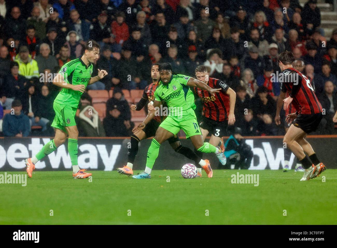 3rd October, Dorset, England; Premier League Football, AFC Bournemouth ...