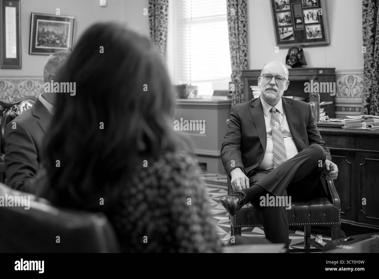 Secretary of Homeland Security Kristi Noem meets with Director of the ...