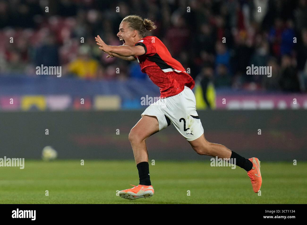 Egypt's Tebo Gabriel celebrates after beating Chile during a FIFA U-20 ...