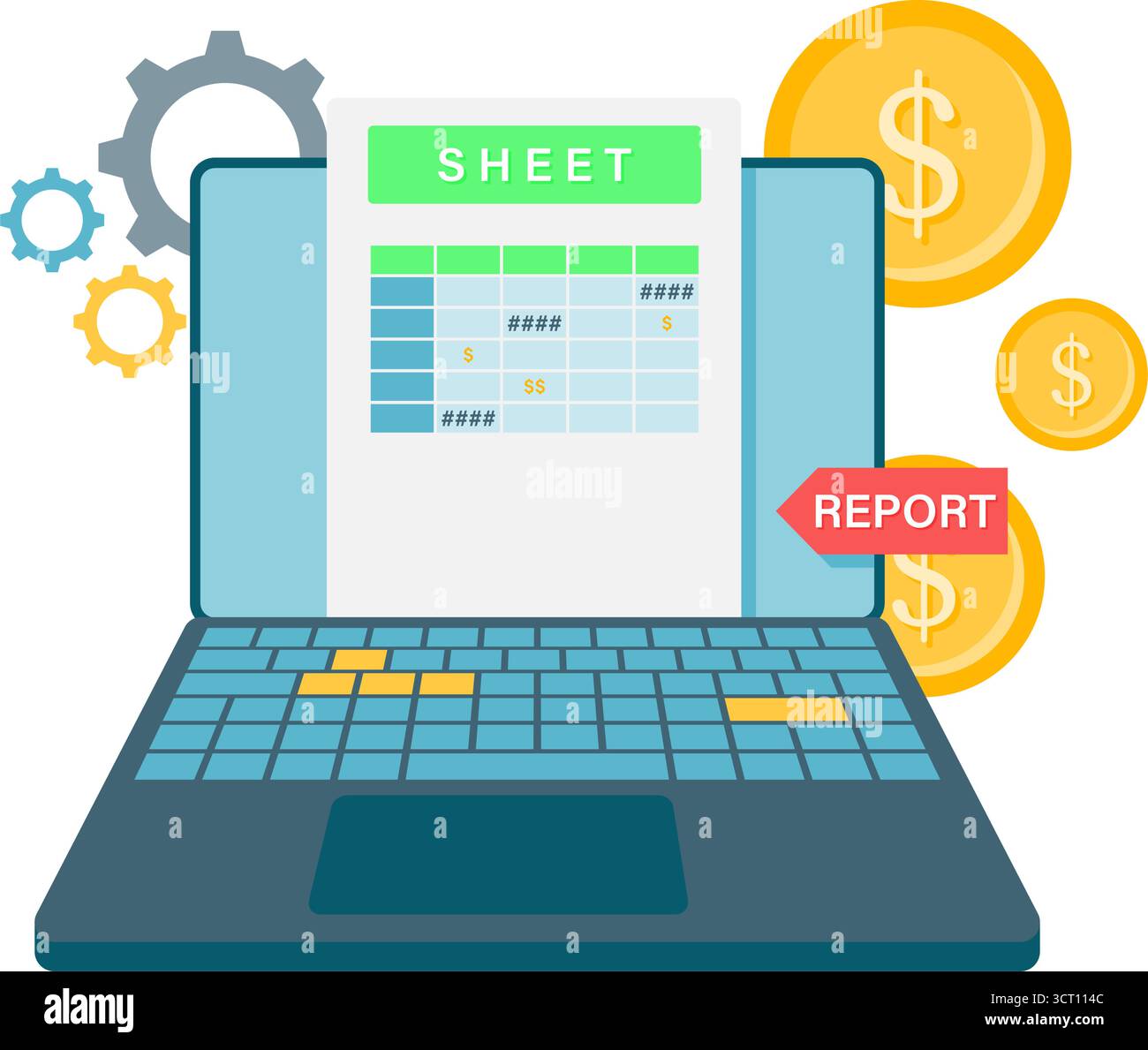 Financial reporting vector vectors hi-res stock photography and images ...