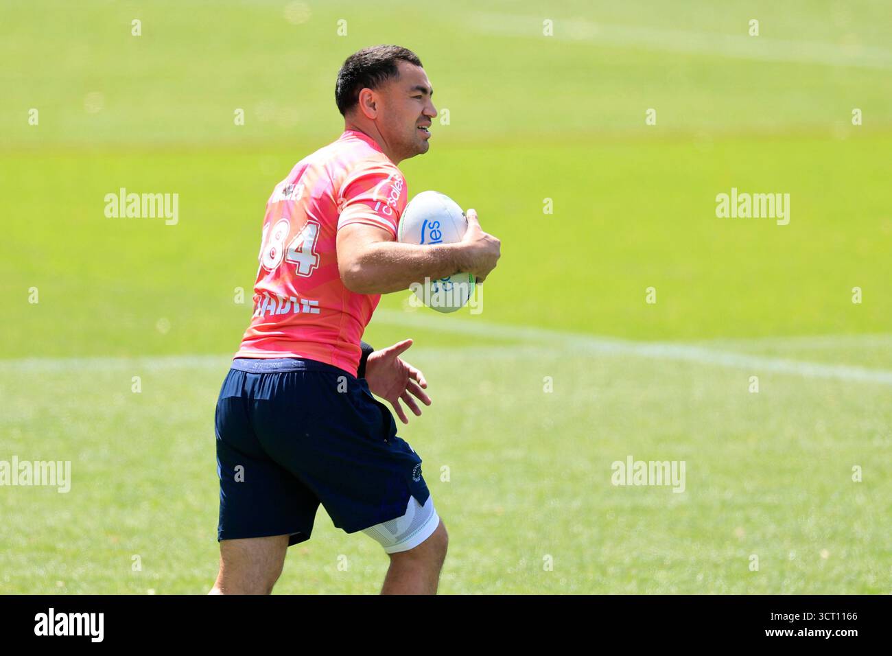 Jahrome Hughes of the Storm trains during the Melbourne Storm Captain’s ...