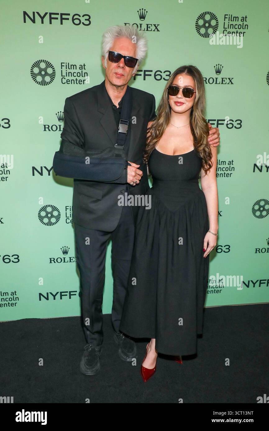 Director Jim Jarmusch, left, and Josephine Russell attend the premiere ...
